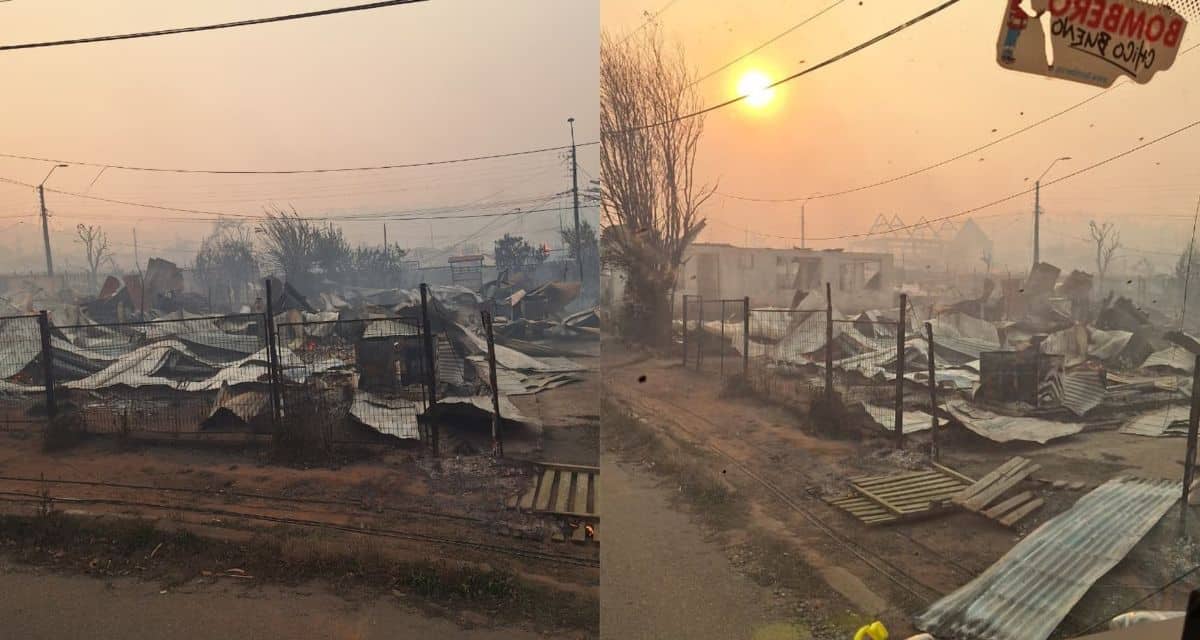 “Es desolador”: El dramático video que muestra cómo el incendio ...